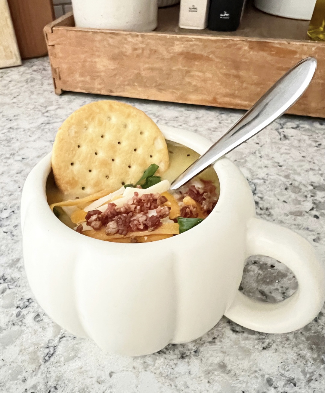 Loaded Cheesy Potato Soup - Edwards Farmstead